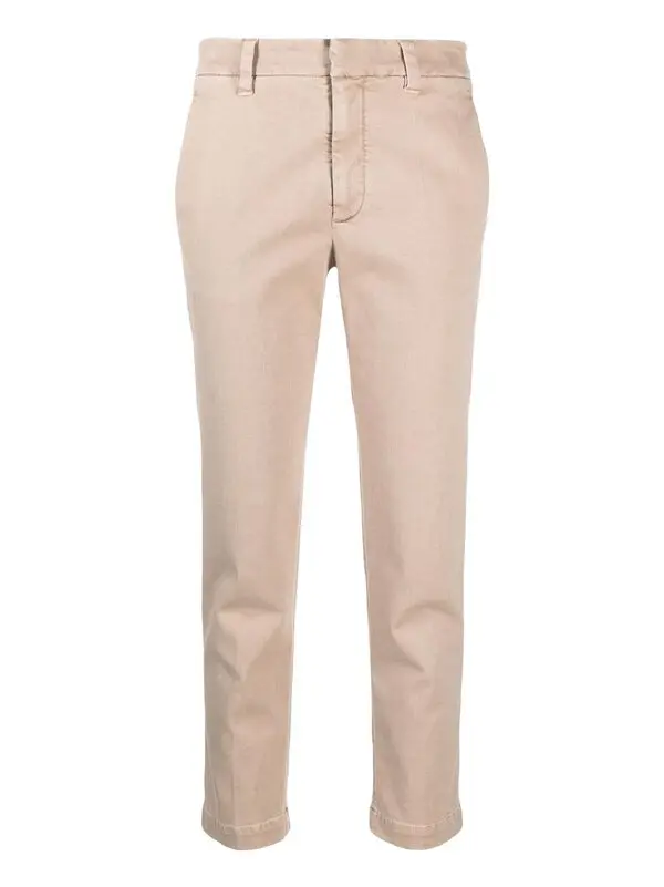 Brunello Cucinelli Cropped Chino Trousers - Neutrals