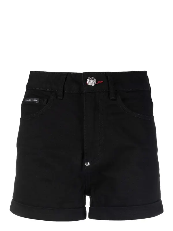 Philipp Plein Slim-cut Hot Shorts - Black