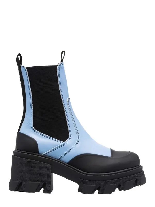 GANNI Chelsea Ankle Boots - Blue