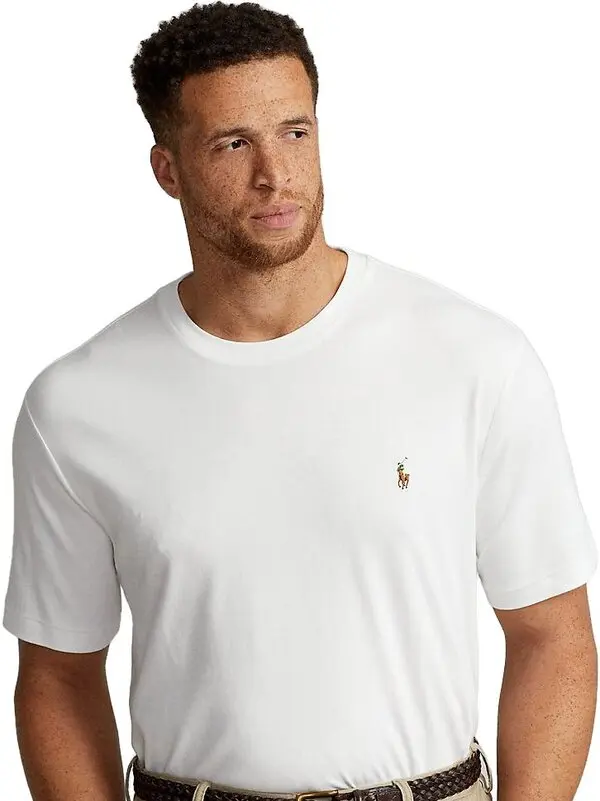 Ralph Lauren Soft Cotton Crewneck T-shirt - Polo White