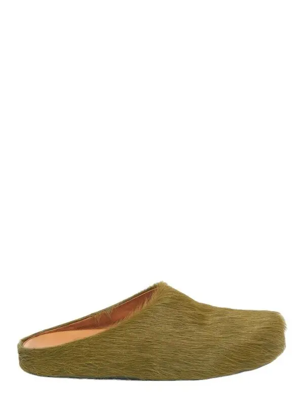 Marni Fussbett Sabot Mules - Deep Sage