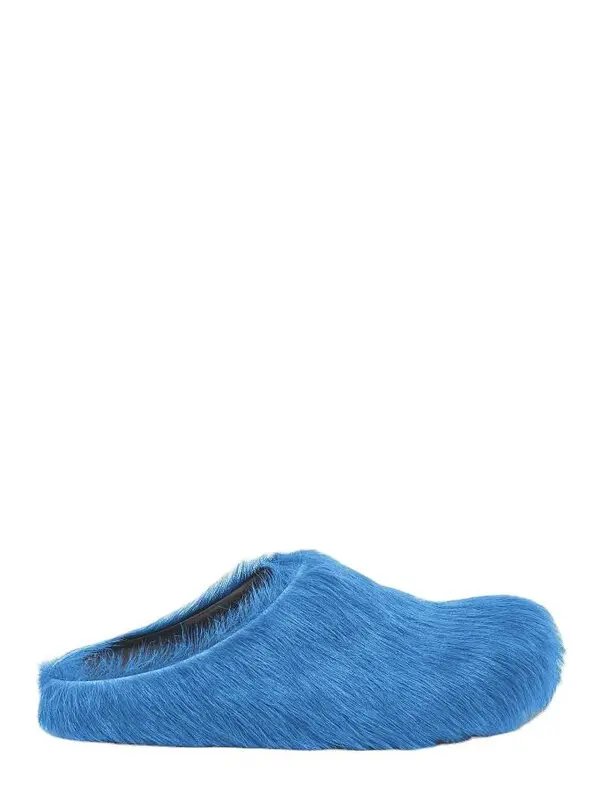 Marni Fussbett Sabot Mules - Iris Blue