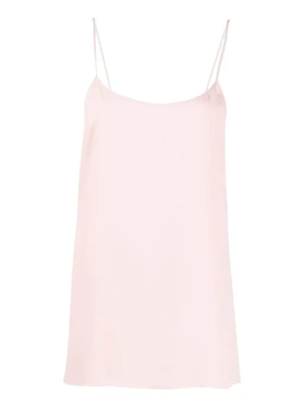 Alberta Ferretti Stretch-silk Camisole - Pink