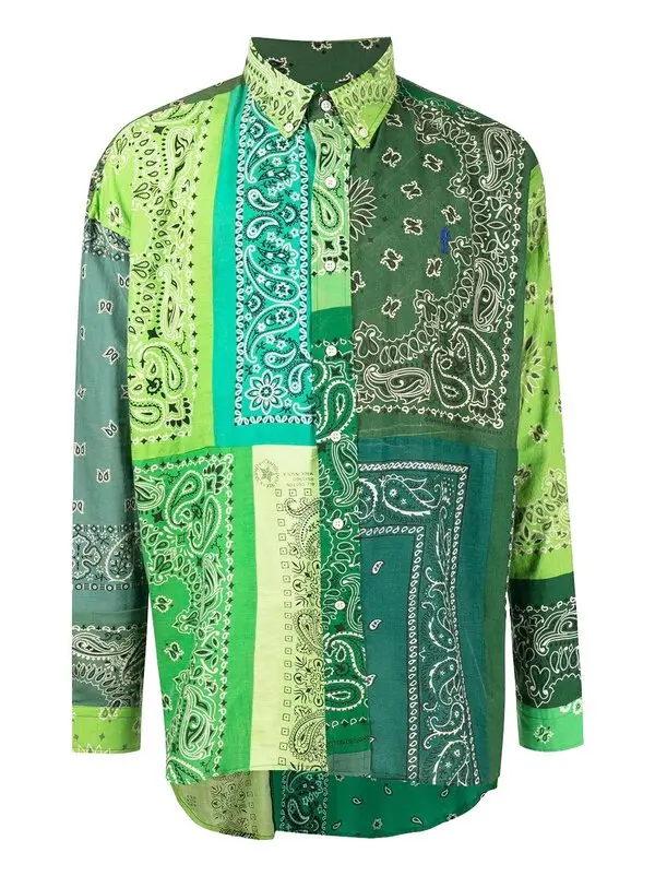 Readymade Paisley-print Shirt - Green