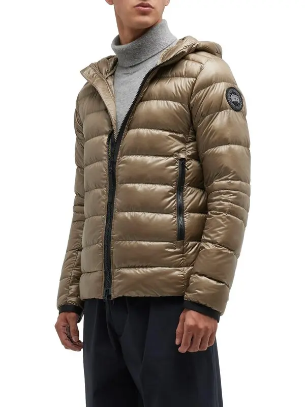 Canada Goose Crofton Quilted Zip Hoodie - Silverbirch