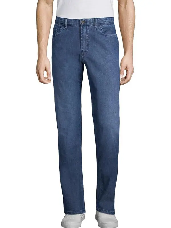 Brioni Essential Boot Cut Fit Jeans - Navy