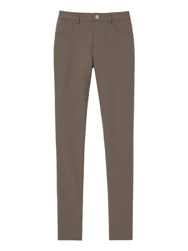 Lafayette 148 New York Petite Acclaimed Stretch Mercer Pant - Nougat