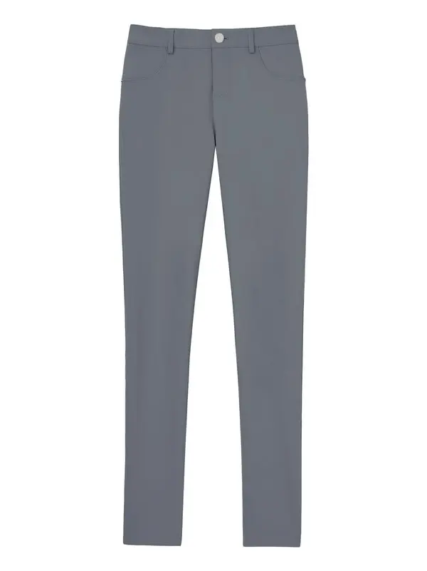 Lafayette 148 New York Petite Acclaimed Stretch Mercer Pant - Shale