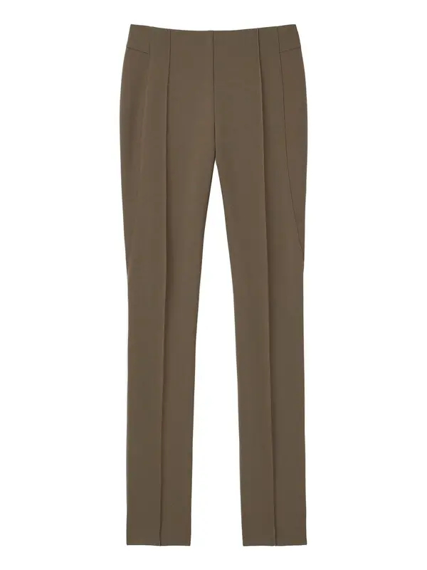 Lafayette 148 New York Petite Acclaimed Stretch Gramercy Pant - Nougat