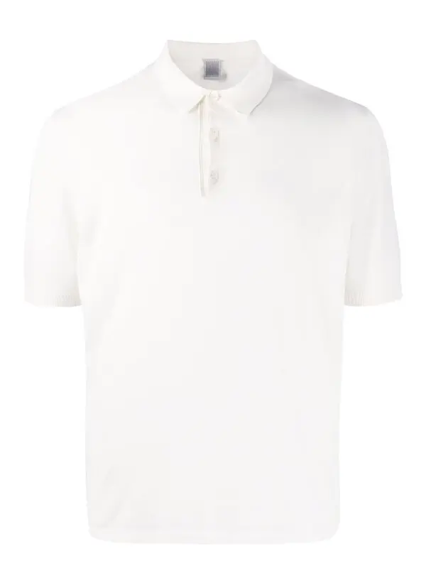 Eleventy Short Sleeve Polo Shirt - White