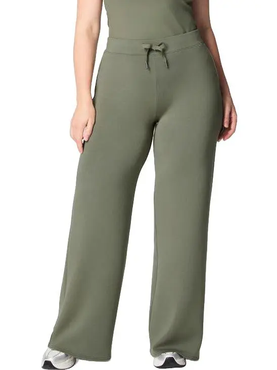 Spanx Airessentials Wide Leg Pants - Clover