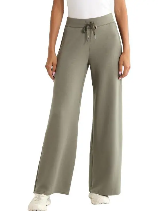 Spanx Airessentials Wide Leg Pants - Frosted Moss