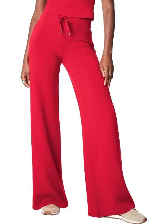 Spanx Airessentials Wide Leg Pants - Spanx Red