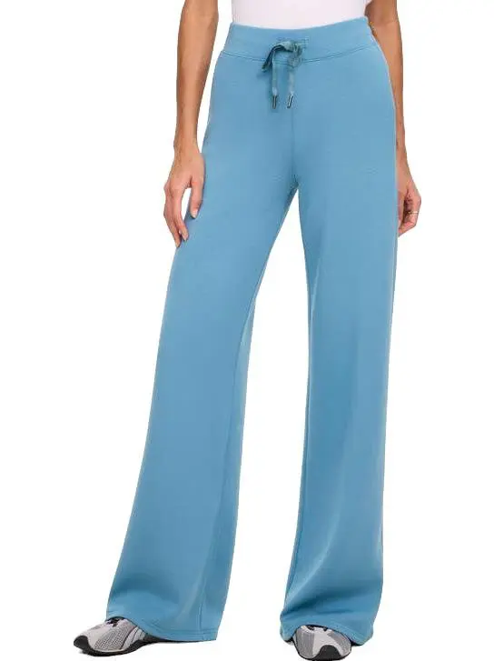 Spanx Airessentials Wide Leg Pants - Tidal Blue