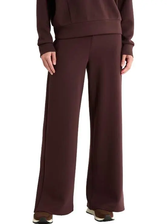 Spanx Airessentials Wide Leg Pants - Truffle Brown