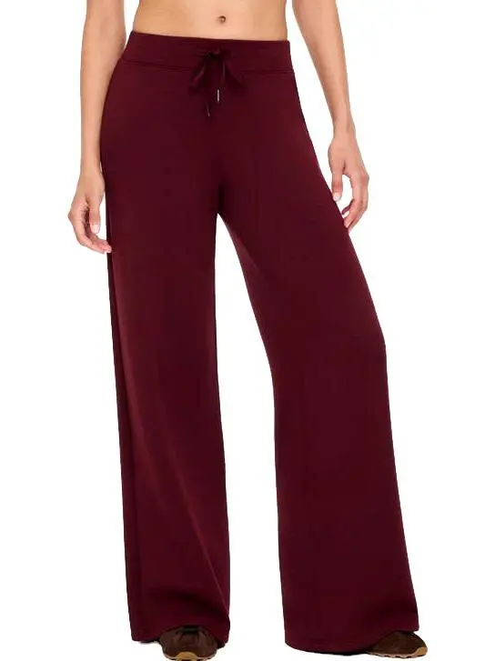 Spanx Airessentials Wide Leg Pants - Vino
