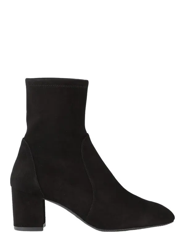 STUART WEITZMAN Yuliana 60 Stretch-suede Sock Boots - Black