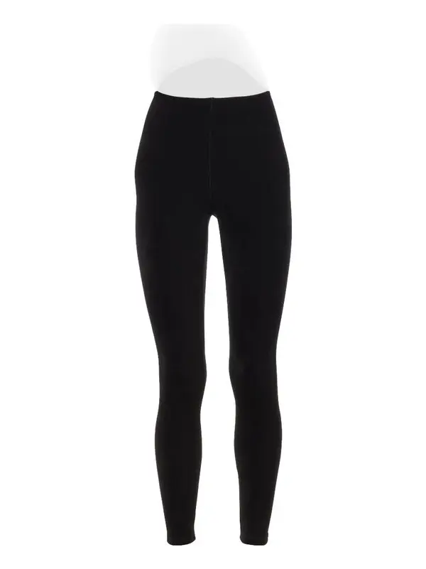 Commando Classic Velvet Leggings - Black