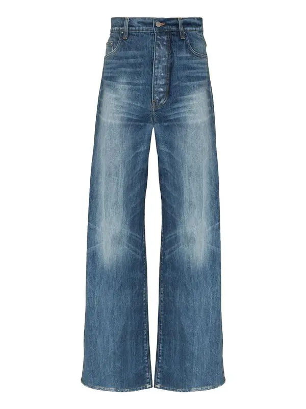 Amiri Baggy Wide-leg Jeans - Blue