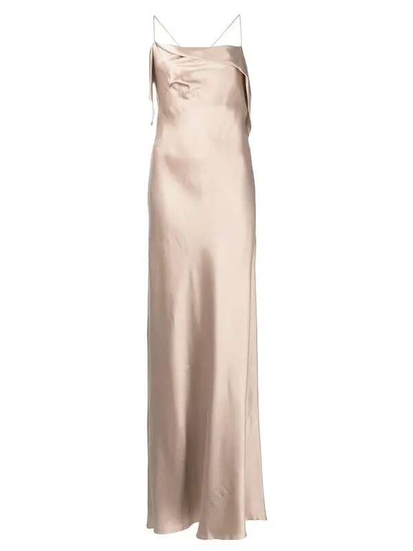 Michelle Mason Silk Gown - Neutrals