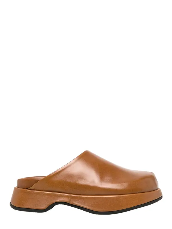 REIKE NEN Hyggle Leather Clogs - Brown