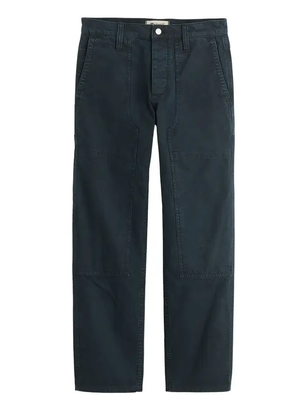 Madewell Relaxed Straight Workwear Pants - Darkest Navy