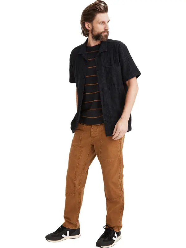 Madewell Relaxed Straight Workwear Pants - Dried Cedar