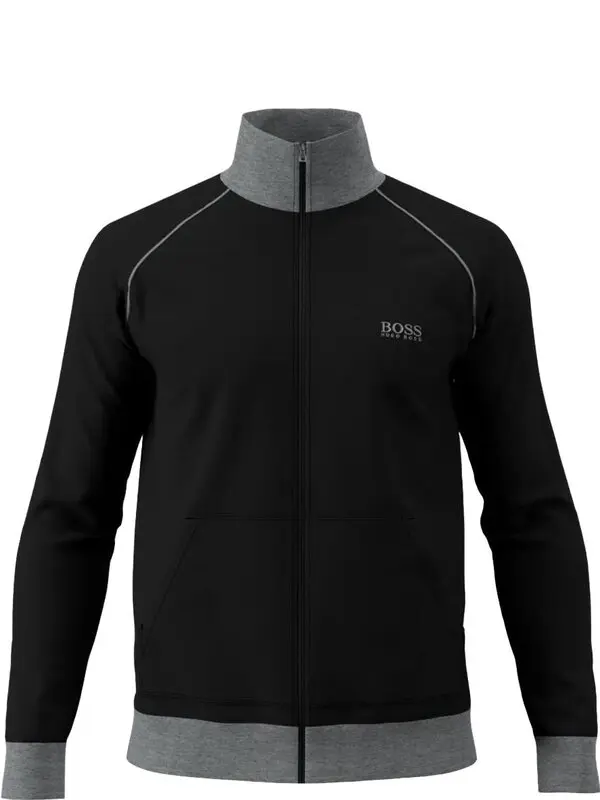 BOSS Mixmatch Z 1 Knit Jacket - Black