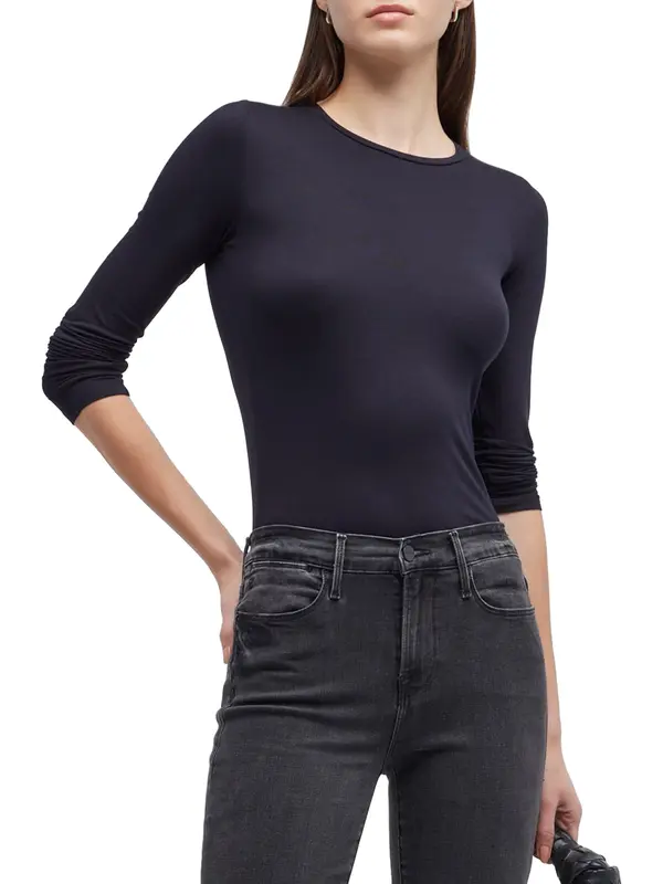 Majestic Filatures Soft Touch Long-sleeve Top - Rubis