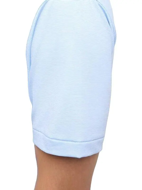 Peter Millar Apos;s Jubilee Stripe Stretch-jersey Polo Shirt - Light Blue
