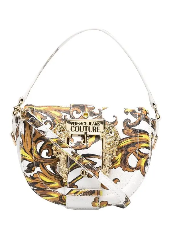 Versace Regalia Baroque-print Top-handle Bag - White