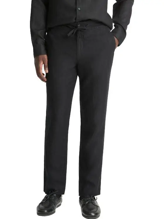 Vince Lightweight Hemp Pants - Black