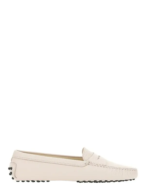 TOD'S Gommini Leather Driver Loafers - Glove