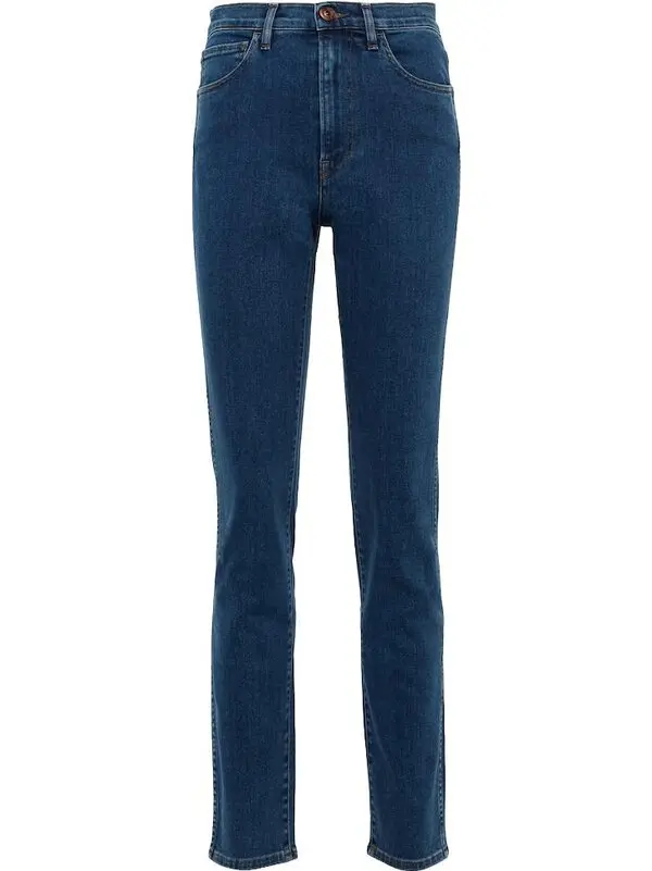 3x1 Straight Authentic Cropped Jeans - Blue