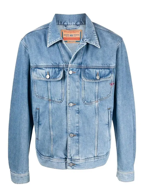 DIESEL® D-barcy Denim Jacket - Blue