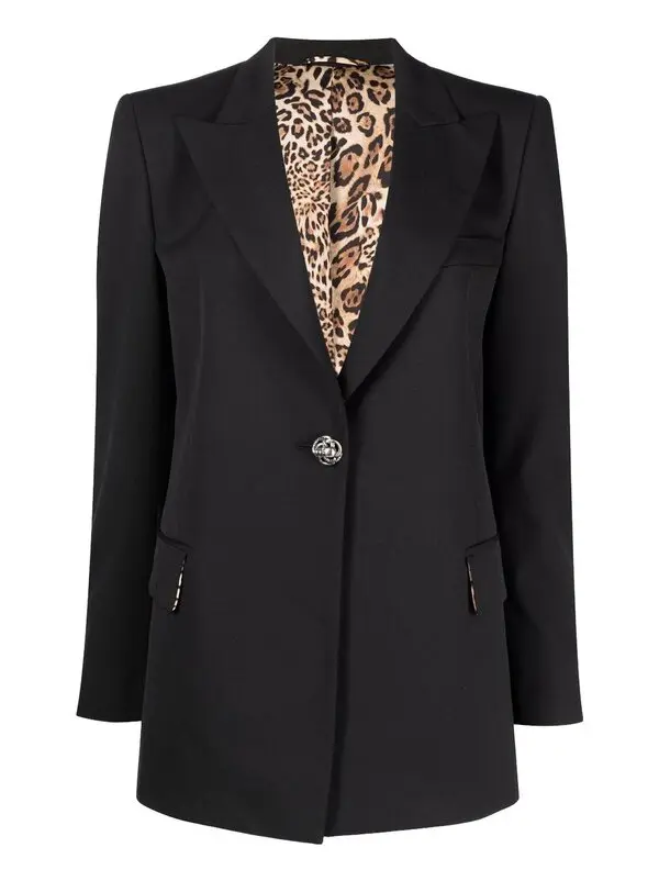 Philipp Plein Cady Crystal Skull Blazer - Black