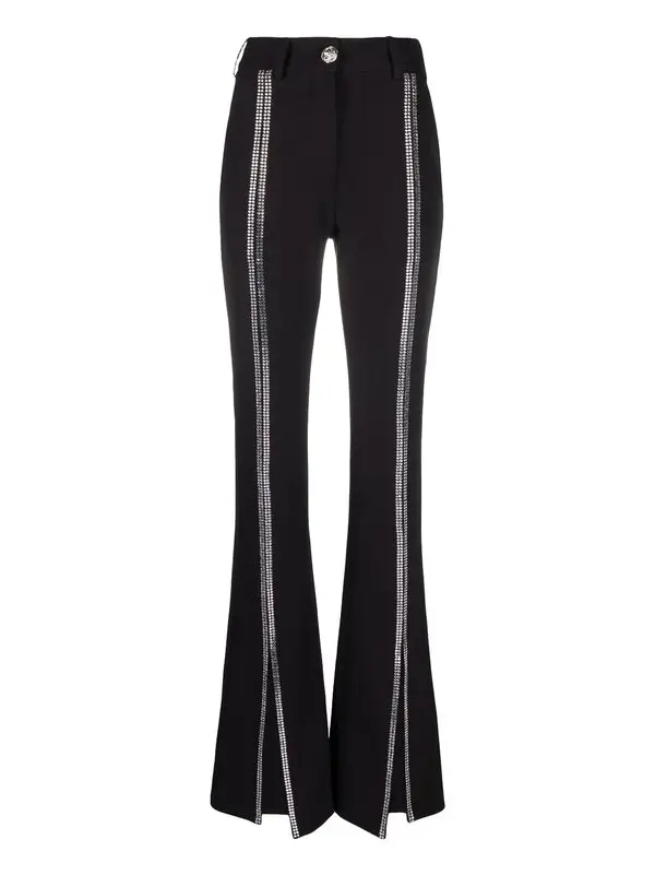 Philipp Plein Cady High-waisted Trousers - Black