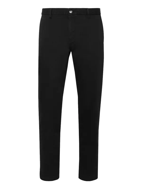 Philipp Plein Hexagon Logo Slim-fit Chinos - Black