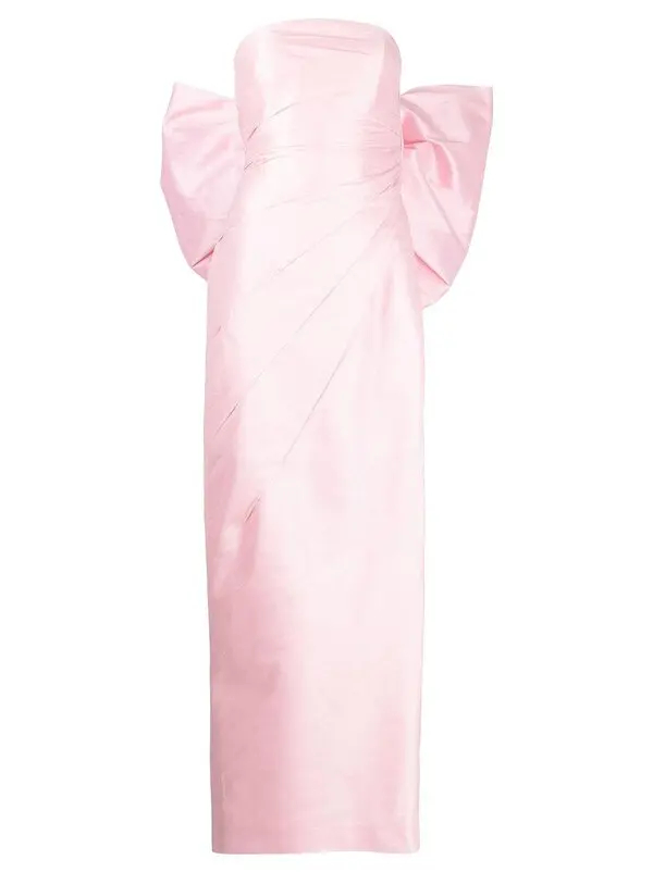 BAMBAH Oversize Bow Gown - Pink