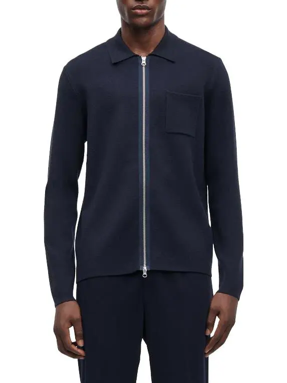 Samsøe Samsøe Guna X Zip Cardigan - Sky Captain