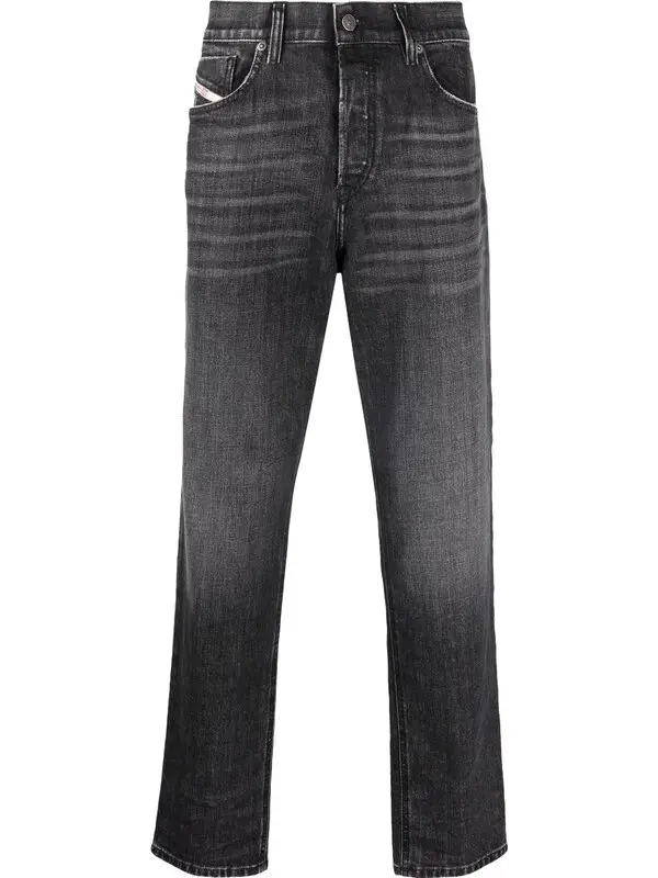 DIESEL D-fining Tapered Jeans - Black