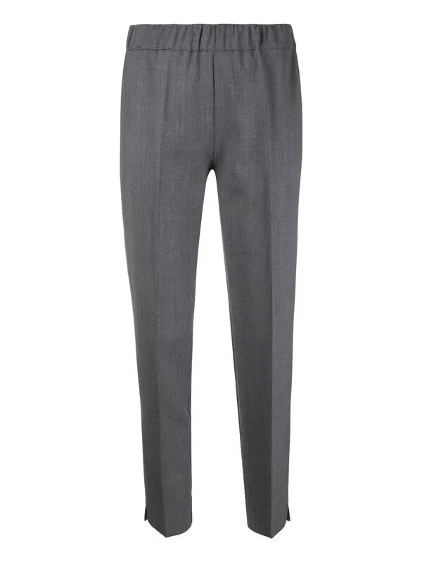 D.exterior Wool Drawstring Trousers - Grey
