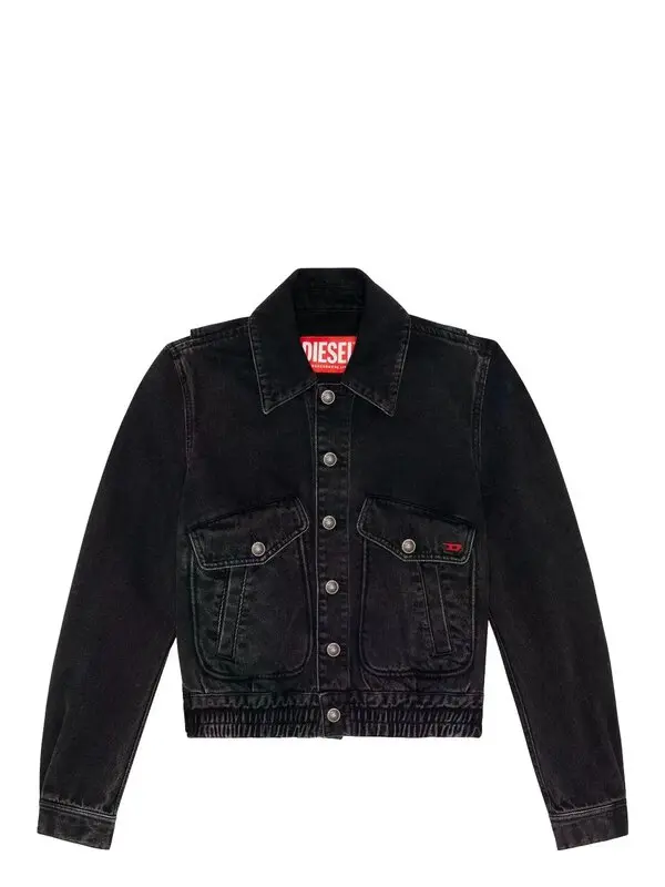 DIESEL® De-tracy Denim Jacket - Black