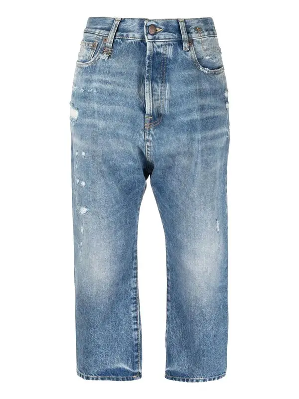 R13 Tailored Drop Denim Jeans - Blue