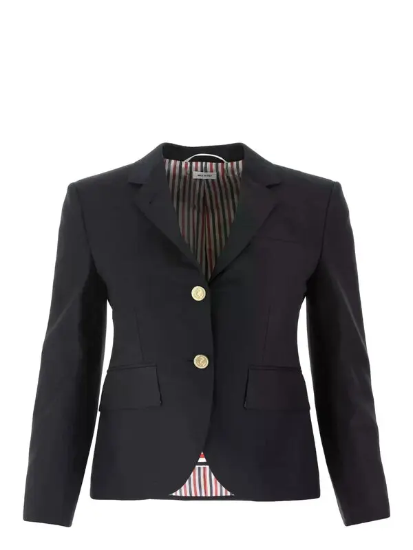 Thom Browne Cropped Single-breasted Blazer - Blue