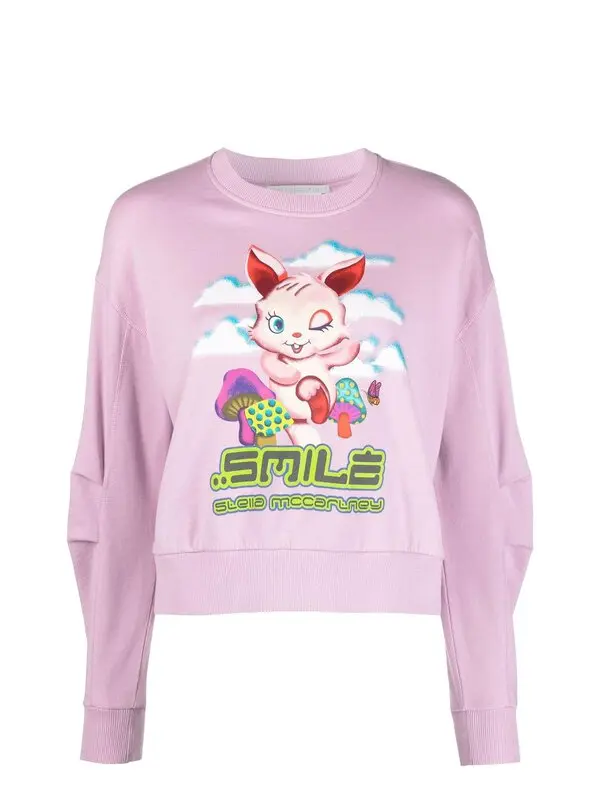 Stella McCartney Graphic-print Sweatshirt - Purple