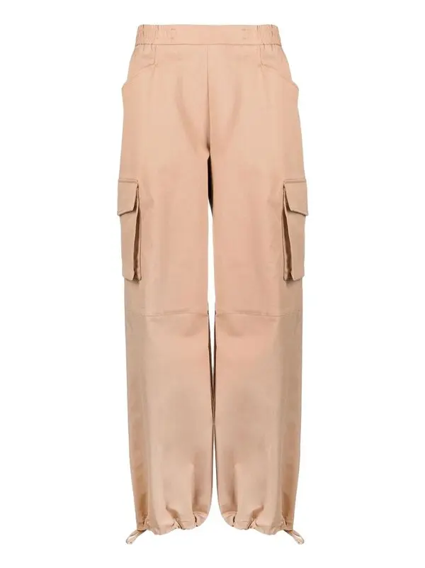 Off-White Diag-stripe Print Cargo Trousers - Neutrals