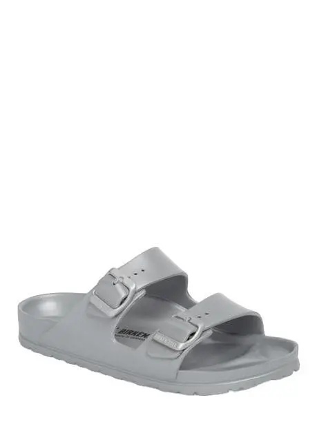 BIRKENSTOCK Arizona Essentials Waterproof Slide Sandal - Silver