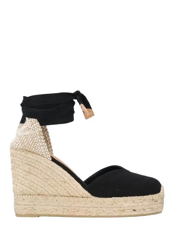 CastaÑer Chiara Heeled Espadrilles - Black