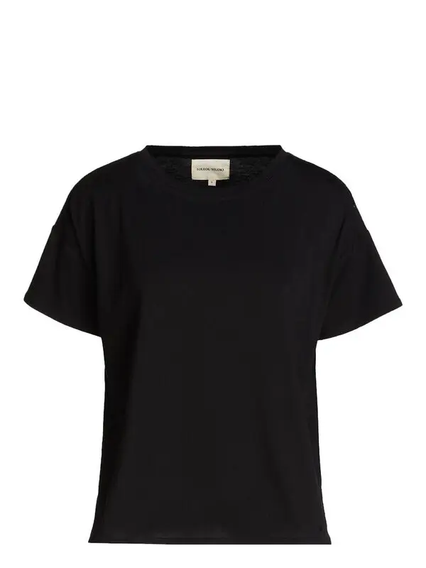 Loulou De Saison Basiluzzo Cotton-jersey T-shirt - Black